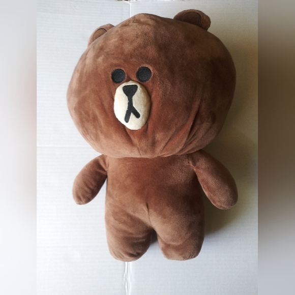 Line Friends | Toys | Line Friends Brown Plush Bear 6 Inch Tall ...